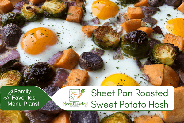 Oven Roasted Sweet Potato Breakfast Hash | Sweet Potato and Egg Hash